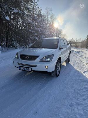 White Lexus RX 400h 2008 in Vilnius, with an engine capacity of 3.31 L and mileage of 435 thousand km for 5900 €, photo  on AUTOMOTO.COM.LV