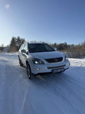 White Lexus RX 400h 2008 in Vilnius, with an engine capacity of 3.31 L and mileage of 435 thousand km for 5900 €, photo 2 on AUTOMOTO.COM.LV