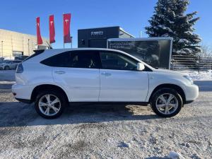 White Lexus RX 400h 2008 in Vilnius, with an engine capacity of 3.31 L and mileage of 314 thousand km for 7400 €, photo 4 on AUTOMOTO.COM.LV