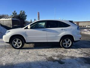 White Lexus RX 400h 2008 in Vilnius, with an engine capacity of 3.31 L and mileage of 314 thousand km for 7400 €, photo 8 on AUTOMOTO.COM.LV