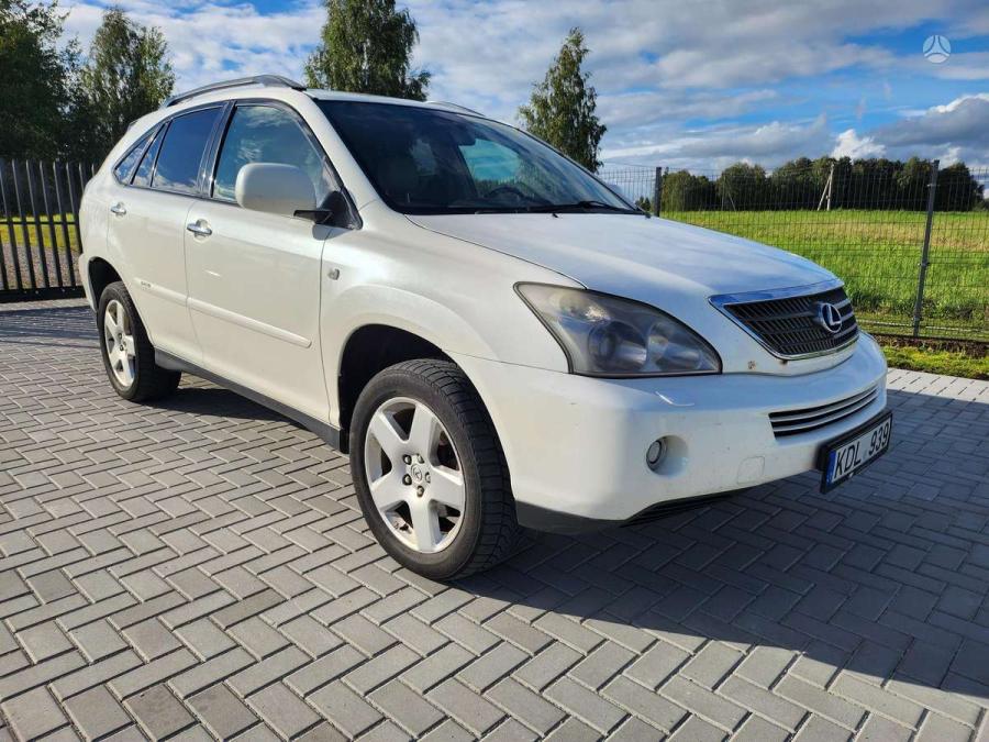 Balts Lexus RX 400h 2008 Viļņa, ar dzinēja tilpumu 3.30 L un nobraukumu 368 tūkst. km par 5950 €, foto 1 vietnē AUTOMOTO.COM.LV