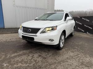 White Lexus RX 400h 2009 in Kaunas, with an engine capacity of 3.46 L and mileage of 265 thousand km for 9900 €, photo  on AUTOMOTO.COM.LV