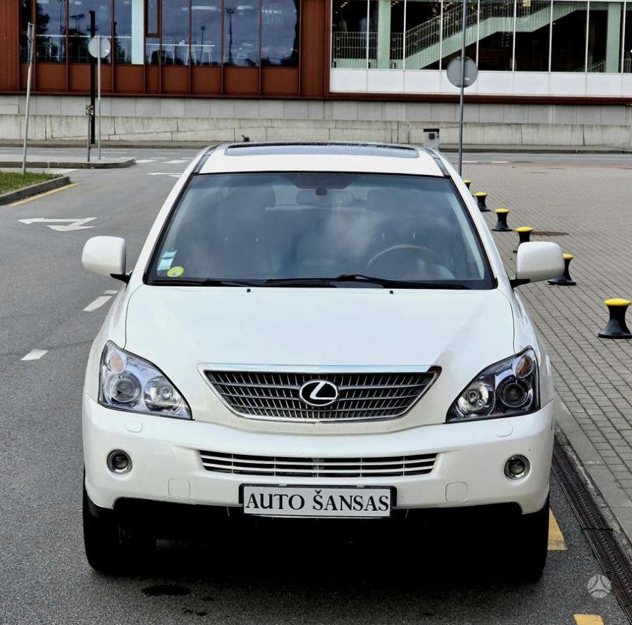 Balts Lexus RX 400h 2009 Tauragė, ar dzinēja tilpumu 3.30 L un nobraukumu 301 tūkst. km par 7200 €, foto 5 vietnē AUTOMOTO.COM.LV
