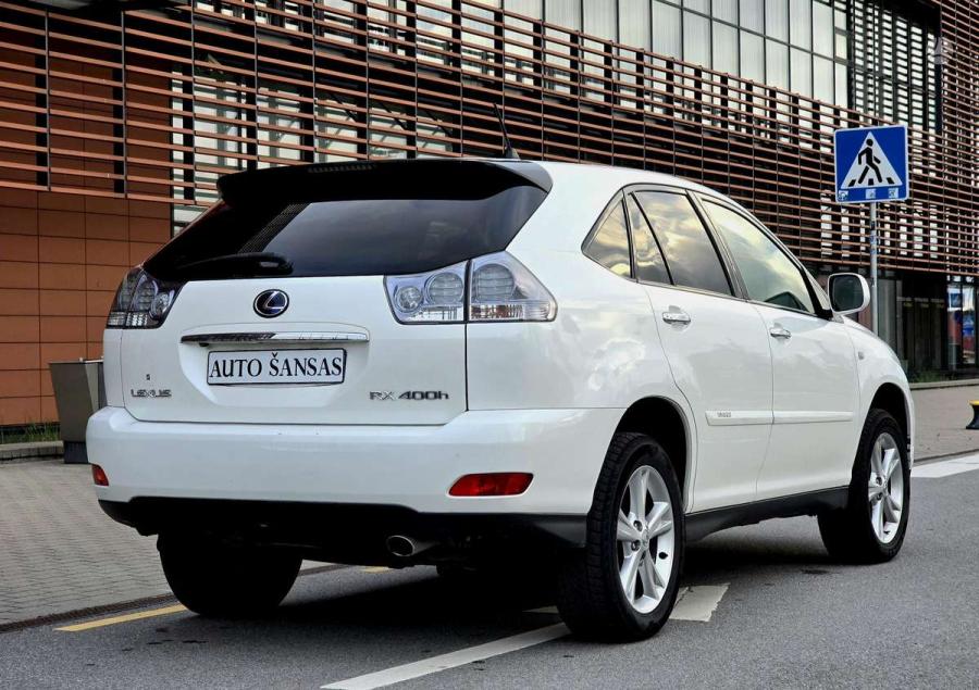 Balts Lexus RX 400h 2009 Tauragė, ar dzinēja tilpumu 3.30 L un nobraukumu 301 tūkst. km par 7200 €, foto 9 vietnē AUTOMOTO.COM.LV