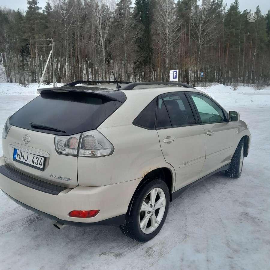 Yellow Lexus RX 400h 2007 in Vilnius, with an engine capacity of 3.30 L and mileage of 399 thousand km for 5 €, photo 3 on AUTOMOTO.COM.LV