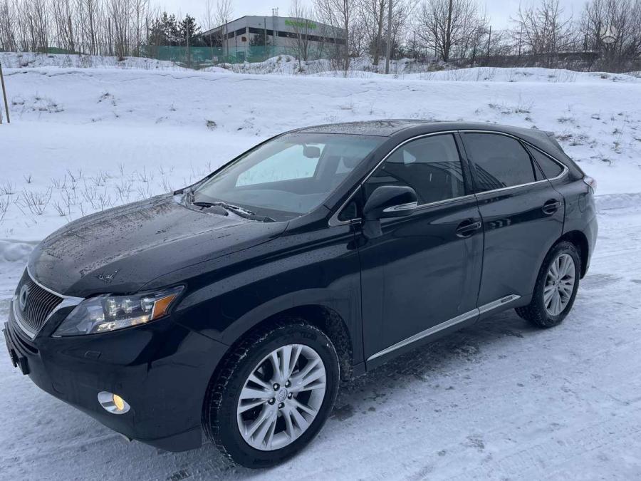 Black Lexus RX 450h 2009 in Vilnius, with an engine capacity of 3.50 L and mileage of 240 thousand km for 10000 €, photo 3 on AUTOMOTO.COM.LV
