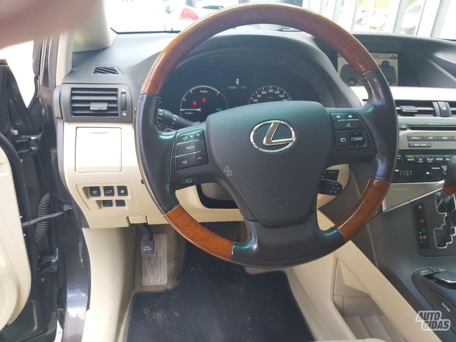 Black Lexus RX 450h 2009 in Vilnius, with an engine capacity of 3.50 L and mileage of 238 thousand km for 12400 €, photo 14 on AUTOMOTO.COM.LV