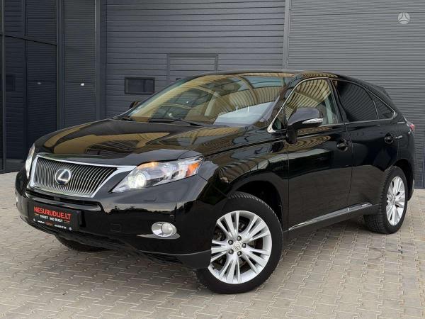 Melns Lexus RX 450h 2010 Viļņa, ar dzinēja tilpumu 3.46 L un nobraukumu 230 tūkst. km par 13999 €, foto 1 vietnē AUTOMOTO.COM.LV