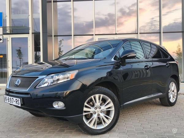 Melns Lexus RX 450h 2010 Viļņa, ar dzinēja tilpumu 3.50 L un nobraukumu 231 tūkst. km par 12950 €, foto 4 vietnē AUTOMOTO.COM.LV
