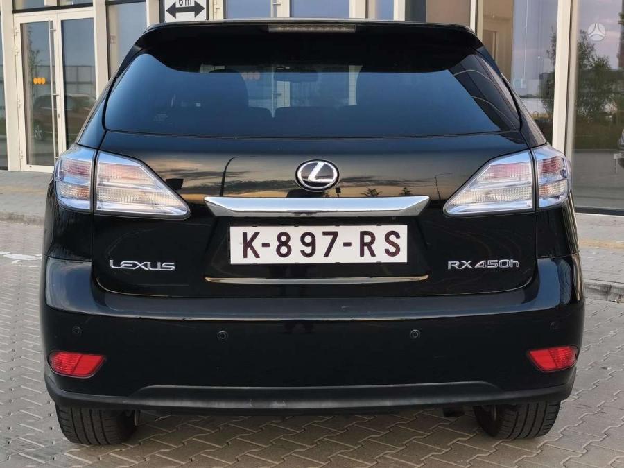 Черный Лексус RX 450h 2010 в Вильнюс, объемом двигателя 3.50 л и пробегом 231 тыс. км за 12950 €, фото 13 на AUTOMOTO.COM.LV