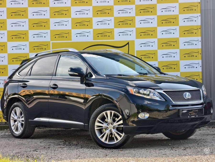 Melns Lexus RX 450h 2010 Šauļi, ar dzinēja tilpumu 3.46 L un nobraukumu 313 tūkst. km par 10900 €, foto 4 vietnē AUTOMOTO.COM.LV