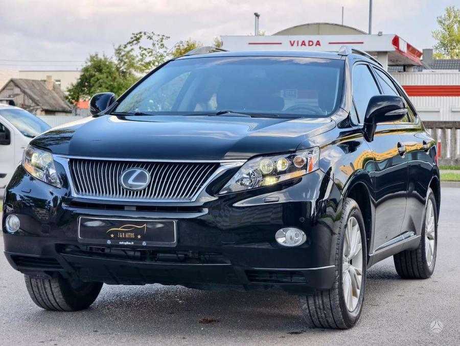 Melns Lexus RX 450h 2010 Šauļi, ar dzinēja tilpumu 3.46 L un nobraukumu 313 tūkst. km par 10900 €, foto 5 vietnē AUTOMOTO.COM.LV