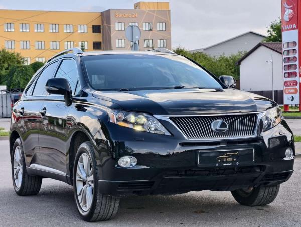Black Lexus RX 450h 2010 in Siauliai, with an engine capacity of 3.46 L and mileage of 313 thousand km for 10900 €, photo 10 on AUTOMOTO.COM.LV