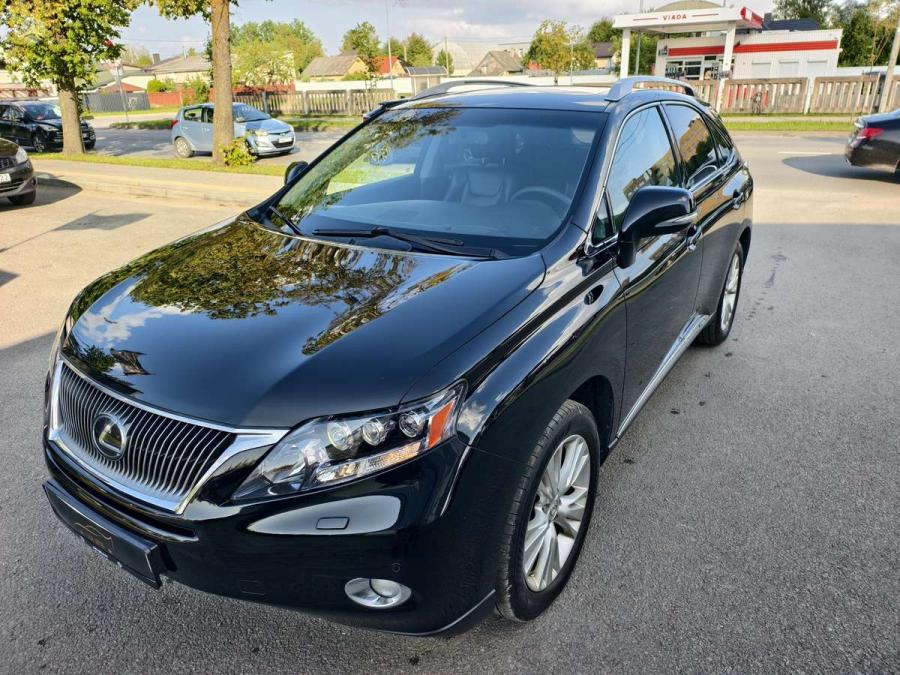 Melns Lexus RX 450h 2010 Šauļi, ar dzinēja tilpumu 3.46 L un nobraukumu 313 tūkst. km par 10900 €, foto 17 vietnē AUTOMOTO.COM.LV