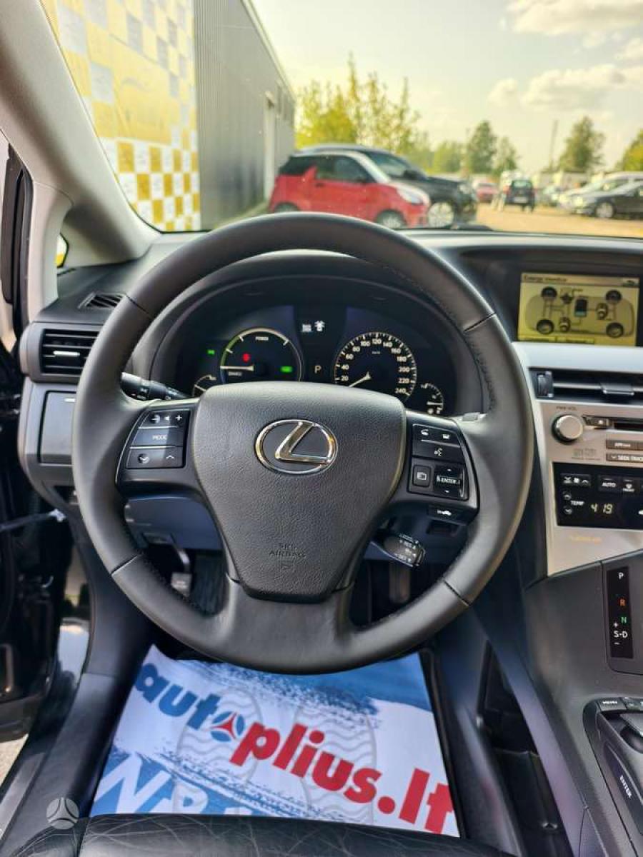 Melns Lexus RX 450h 2010 Šauļi, ar dzinēja tilpumu 3.46 L un nobraukumu 313 tūkst. km par 10900 €, foto 29 vietnē AUTOMOTO.COM.LV