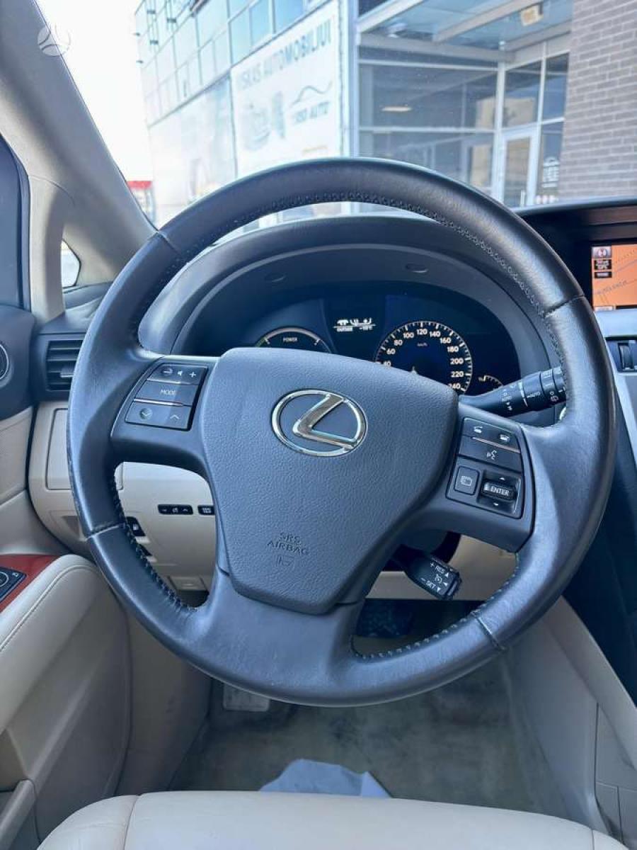 Melns Lexus RX 450h 2011 Tauragė, ar dzinēja tilpumu 3.46 L un nobraukumu 300 tūkst. km par 9900 €, foto 18 vietnē AUTOMOTO.COM.LV