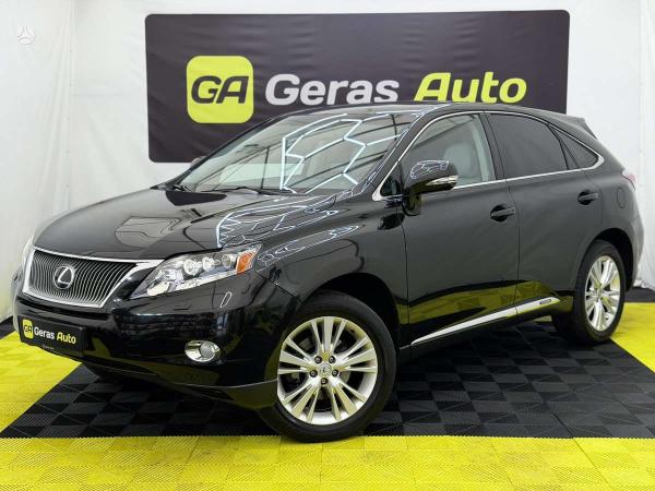 Black Lexus RX 450h 2011 in Vilnius, with an engine capacity of 3.46 L and mileage of 254 thousand km for 12500 €, photo 1 on AUTOMOTO.COM.LV