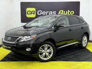 Melns Lexus RX 450h 2011 Viļņa, ar dzinēja tilpumu 3.46 L un nobraukumu 254 tūkst. km par 12500 €, foto  vietnē AUTOMOTO.COM.LV