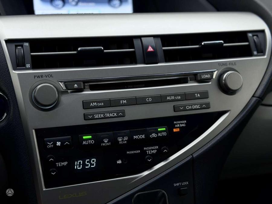 Черный Лексус RX 450h 2011 в Вильнюс, объемом двигателя 3.46 л и пробегом 254 тыс. км за 12500 €, фото 29 на AUTOMOTO.COM.LV