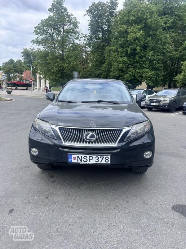 Черный Лексус RX 450h 2011 в Вильнюс, объемом двигателя 3.50 л и пробегом 259 тыс. км за 9700 €, фото 1 на AUTOMOTO.COM.LV