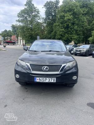 Melns Lexus RX 450h 2011 Viļņa, ar dzinēja tilpumu 3.50 L un nobraukumu 259 tūkst. km par 9700 €, foto  vietnē AUTOMOTO.COM.LV