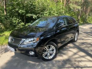 Melns Lexus RX 450h 2011 Viļņa, ar dzinēja tilpumu 3.46 L un nobraukumu 283 tūkst. km par 12750 €, foto  vietnē AUTOMOTO.COM.LV