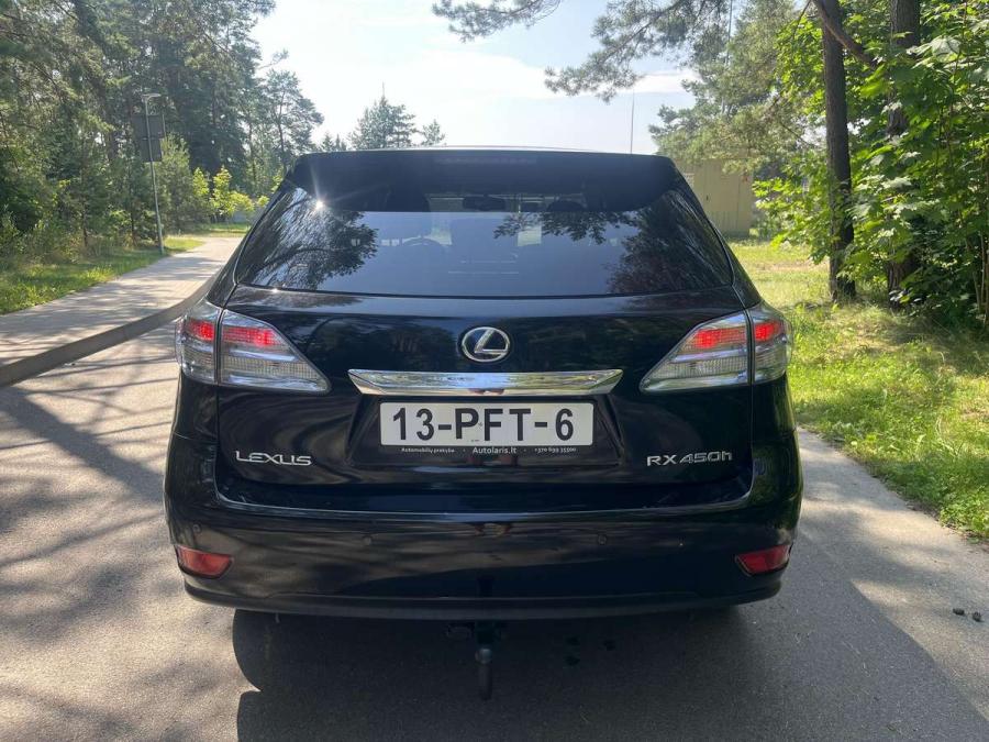 Melns Lexus RX 450h 2011 Viļņa, ar dzinēja tilpumu 3.46 L un nobraukumu 283 tūkst. km par 12750 €, foto 7 vietnē AUTOMOTO.COM.LV