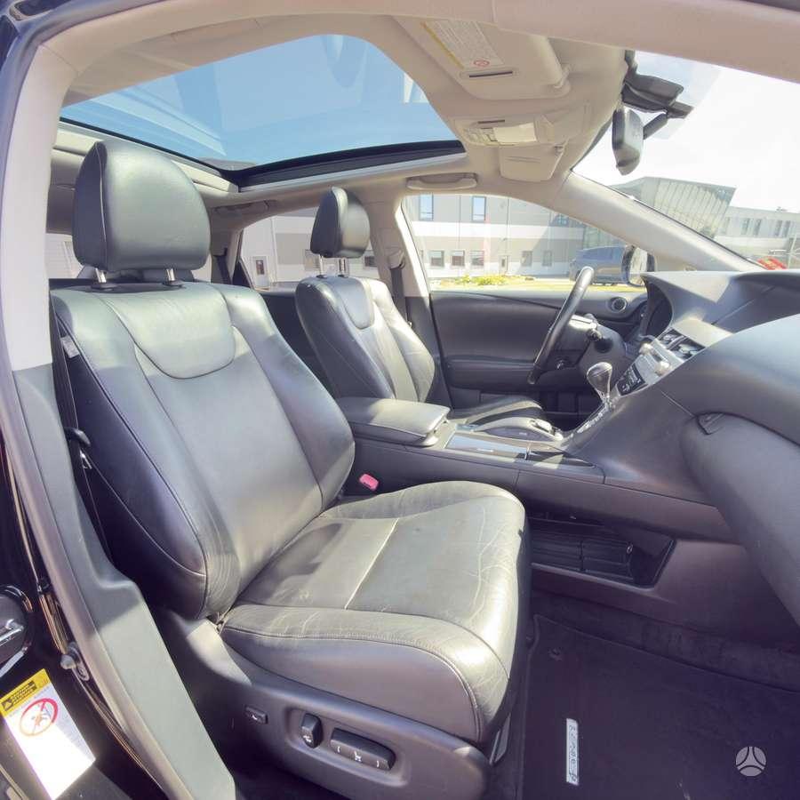 Melns Lexus RX 450h 2011 Viļņa, ar dzinēja tilpumu 3.46 L un nobraukumu 292 tūkst. km par 11300 €, foto 15 vietnē AUTOMOTO.COM.LV