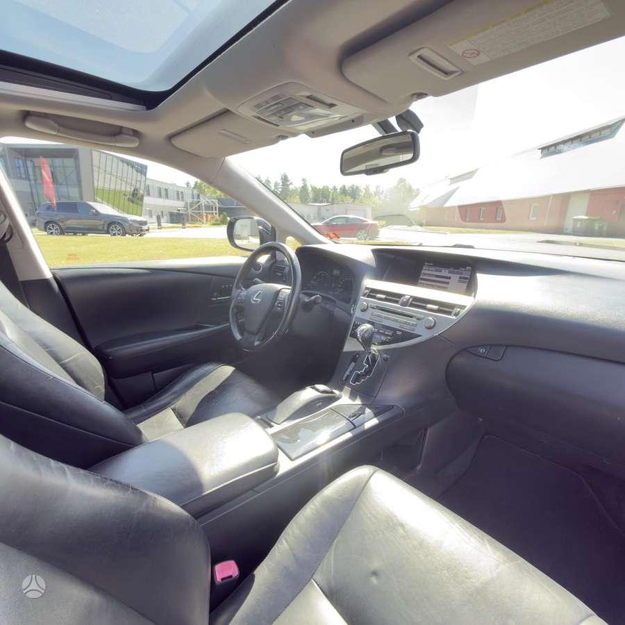 Melns Lexus RX 450h 2011 Viļņa, ar dzinēja tilpumu 3.46 L un nobraukumu 292 tūkst. km par 11300 €, foto 16 vietnē AUTOMOTO.COM.LV