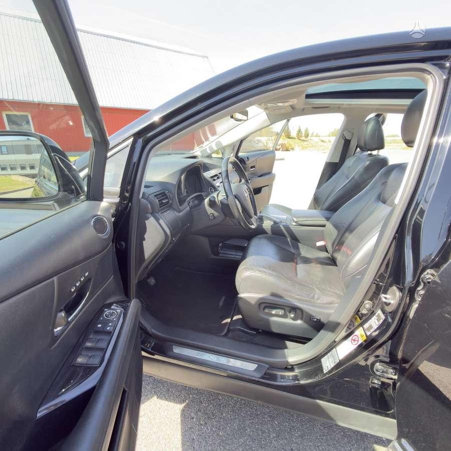 Melns Lexus RX 450h 2011 Viļņa, ar dzinēja tilpumu 3.46 L un nobraukumu 292 tūkst. km par 11300 €, foto 23 vietnē AUTOMOTO.COM.LV