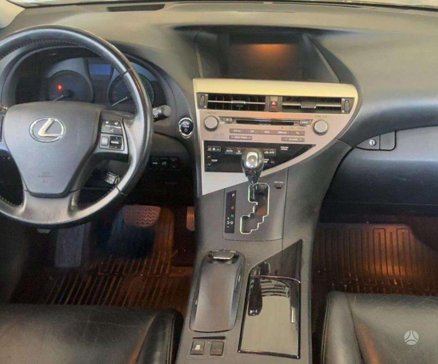 Melns Lexus RX 450h 2011 Viļņa, ar dzinēja tilpumu 3.46 L un nobraukumu 194 tūkst. km par 14999 €, foto 14 vietnē AUTOMOTO.COM.LV