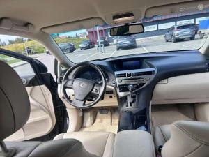 Black Lexus RX 450h 2011 in Vilnius, with an engine capacity of 3.46 L and mileage of 185 thousand km for 13900 €, photo 13 on AUTOMOTO.COM.LV