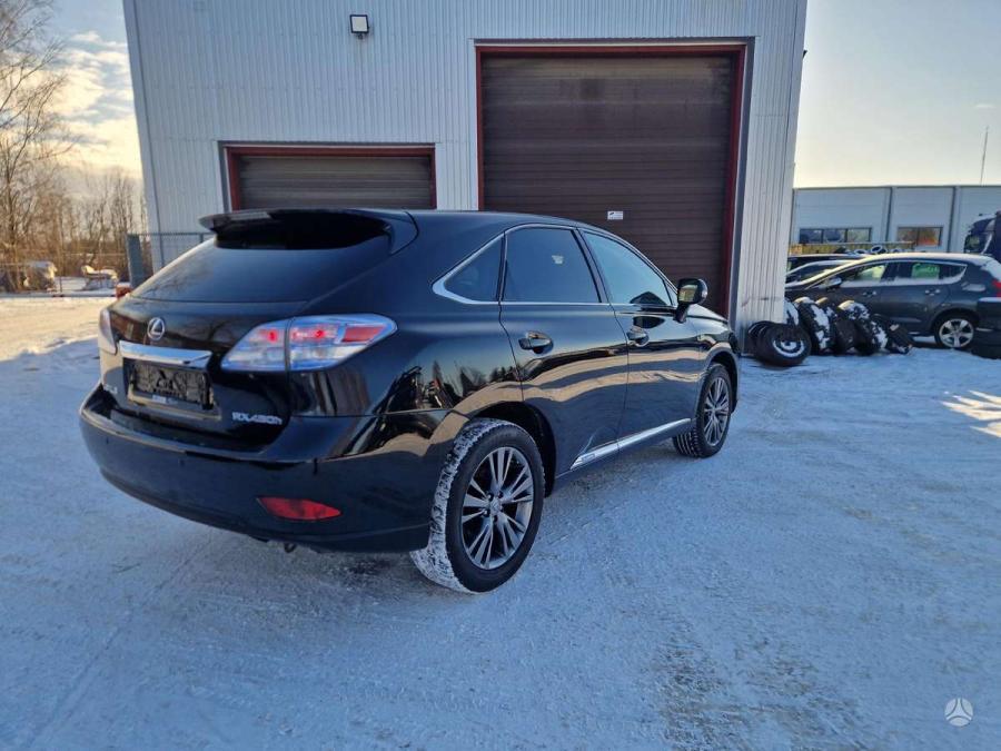 Black Lexus RX 450h 2012 in Ukmerge, with an engine capacity of 3.46 L and mileage of 238 thousand km for 11250 €, photo 6 on AUTOMOTO.COM.LV