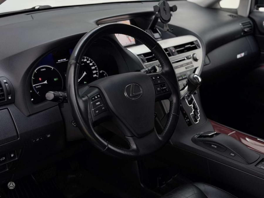 Черный Лексус RX 450h 2012 в Вильнюс, объемом двигателя 3.46 л и пробегом 237 тыс. км за 12200 €, фото 10 на AUTOMOTO.COM.LV