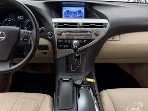 Black Lexus RX 450h 2012 in Vilnius, with an engine capacity of 3.46 L and mileage of 351 thousand km for 7900 €, photo 17 on AUTOMOTO.COM.LV