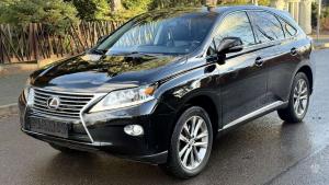 Black Lexus RX 450h 2013 in Panevezys, with an engine capacity of 3.46 L and mileage of 215 thousand km for 13800 €, photo  on AUTOMOTO.COM.LV