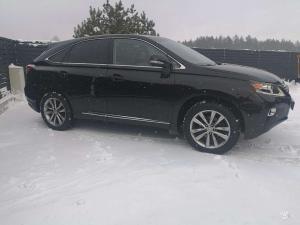 Black Lexus RX 450h 2013 in Vilnius, with an engine capacity of 3.50 L and mileage of 223 thousand km for 15900 €, photo 5 on AUTOMOTO.COM.LV