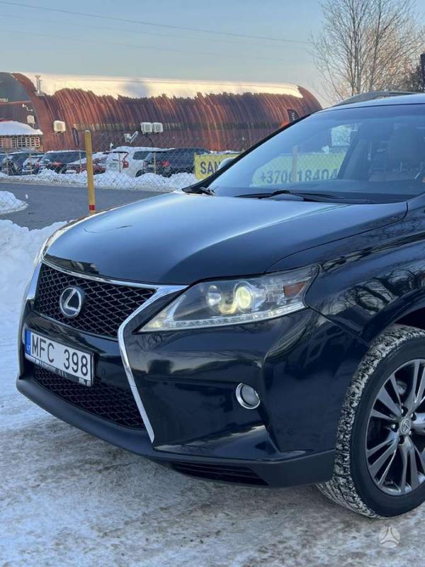 Melns Lexus RX 450h 2013 Viļņa, ar dzinēja tilpumu 3.46 L un nobraukumu 254 tūkst. km par 13700 €, foto 2 vietnē AUTOMOTO.COM.LV