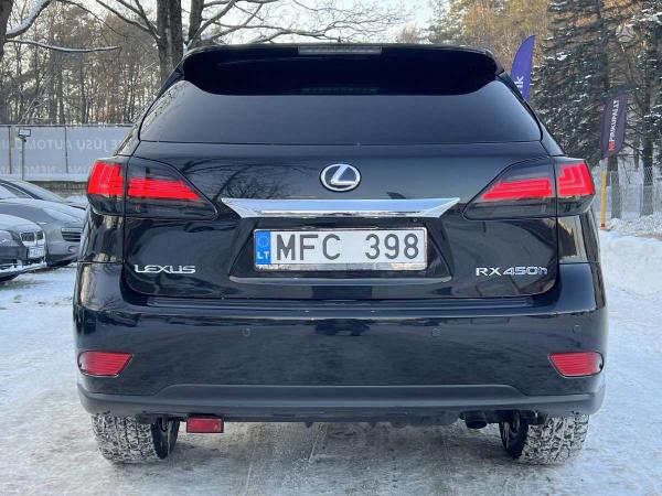 Melns Lexus RX 450h 2013 Viļņa, ar dzinēja tilpumu 3.46 L un nobraukumu 254 tūkst. km par 13700 €, foto 4 vietnē AUTOMOTO.COM.LV