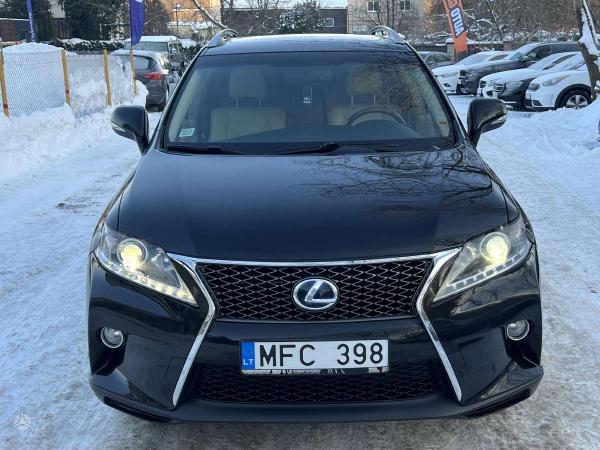 Melns Lexus RX 450h 2013 Viļņa, ar dzinēja tilpumu 3.46 L un nobraukumu 254 tūkst. km par 13700 €, foto 7 vietnē AUTOMOTO.COM.LV