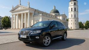 Black Lexus RX 450h 2013 in Vilnius, with an engine capacity of 3.46 L and mileage of 184 thousand km for 14700 €, photo  on AUTOMOTO.COM.LV
