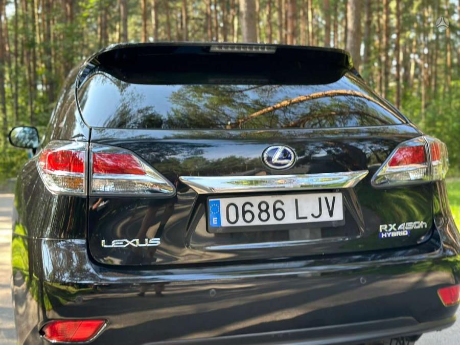 Черный Лексус RX 450h 2013 в Вильнюс, объемом двигателя 3.46 л и пробегом 237 тыс. км за 14500 €, фото 6 на AUTOMOTO.COM.LV