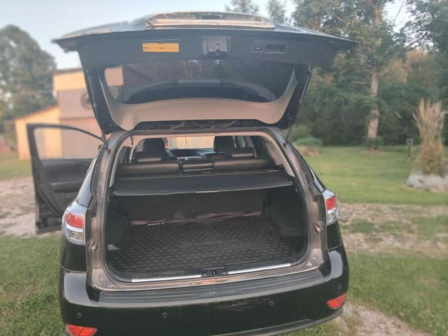 Melns Lexus RX 450h 2013 Alīta, ar dzinēja tilpumu 3.50 L un nobraukumu 226 tūkst. km par 15100 €, foto 15 vietnē AUTOMOTO.COM.LV