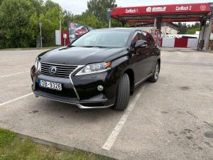 Black Lexus RX 450h 2013 in Vilnius, with an engine capacity of 3.46 L and mileage of 251 thousand km for 16698 €, photo 4 on AUTOMOTO.COM.LV