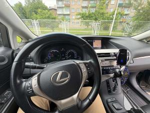 Black Lexus RX 450h 2013 in Vilnius, with an engine capacity of 3.46 L and mileage of 251 thousand km for 16698 €, photo 5 on AUTOMOTO.COM.LV
