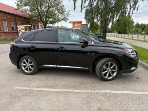 Black Lexus RX 450h 2013 in Vilnius, with an engine capacity of 3.46 L and mileage of 251 thousand km for 16698 €, photo 11 on AUTOMOTO.COM.LV
