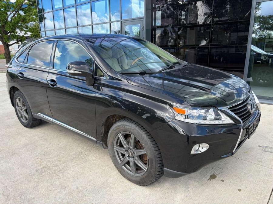 Black Lexus RX 450h 2014 in Panevezys, with an engine capacity of 3.46 L and mileage of 194 thousand km for 15600 €, photo 1 on AUTOMOTO.COM.LV