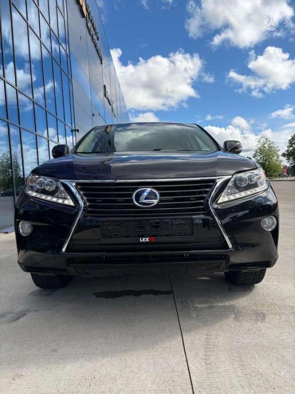 Black Lexus RX 450h 2014 in Panevezys, with an engine capacity of 3.46 L and mileage of 194 thousand km for 15600 €, photo 5 on AUTOMOTO.COM.LV
