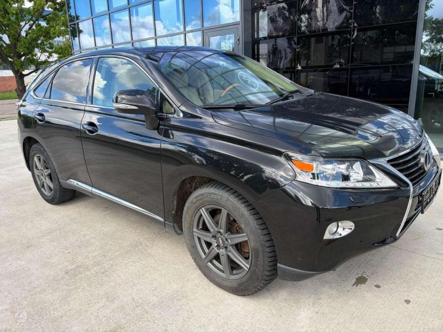Black Lexus RX 450h 2014 in Panevezys, with an engine capacity of 3.46 L and mileage of 194 thousand km for 15600 €, photo 8 on AUTOMOTO.COM.LV