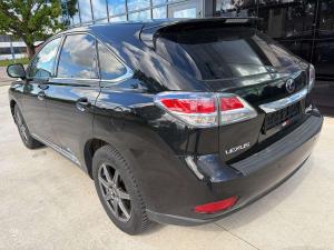 Black Lexus RX 450h 2014 in Panevezys, with an engine capacity of 3.46 L and mileage of 194 thousand km for 15600 €, photo 9 on AUTOMOTO.COM.LV